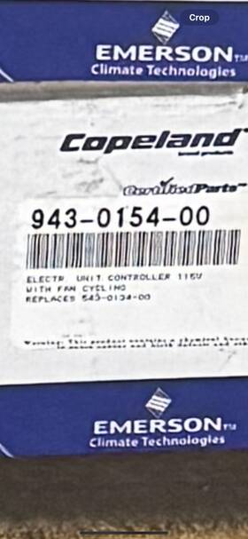 COPELAND 943-0154-00 Fan Cycling